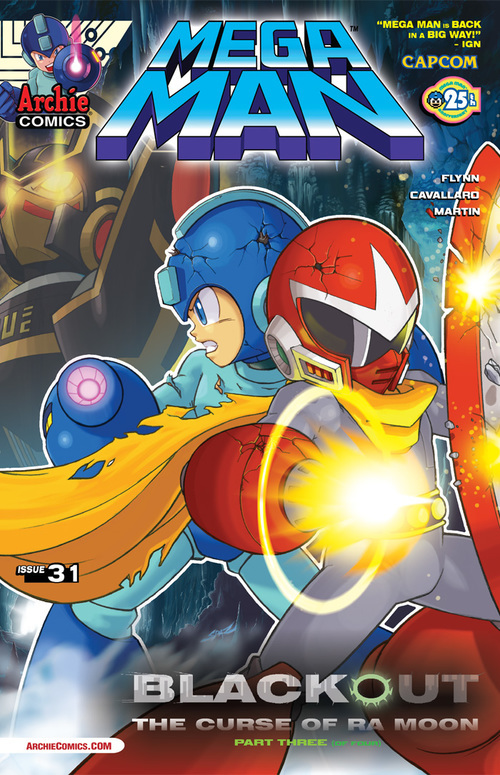 The Blue Ink Reviews: Mega Man #31 - Indiana Rock and the Temple of Ra ...