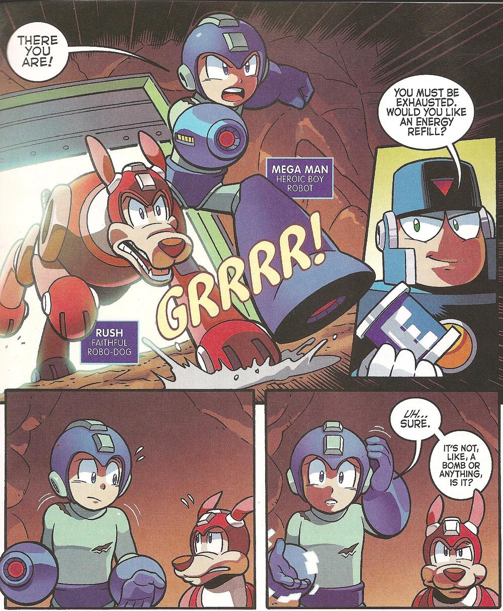 The Blue Ink Reviews Mega Man #44 – Leaving the Lights On // The Mega ...
